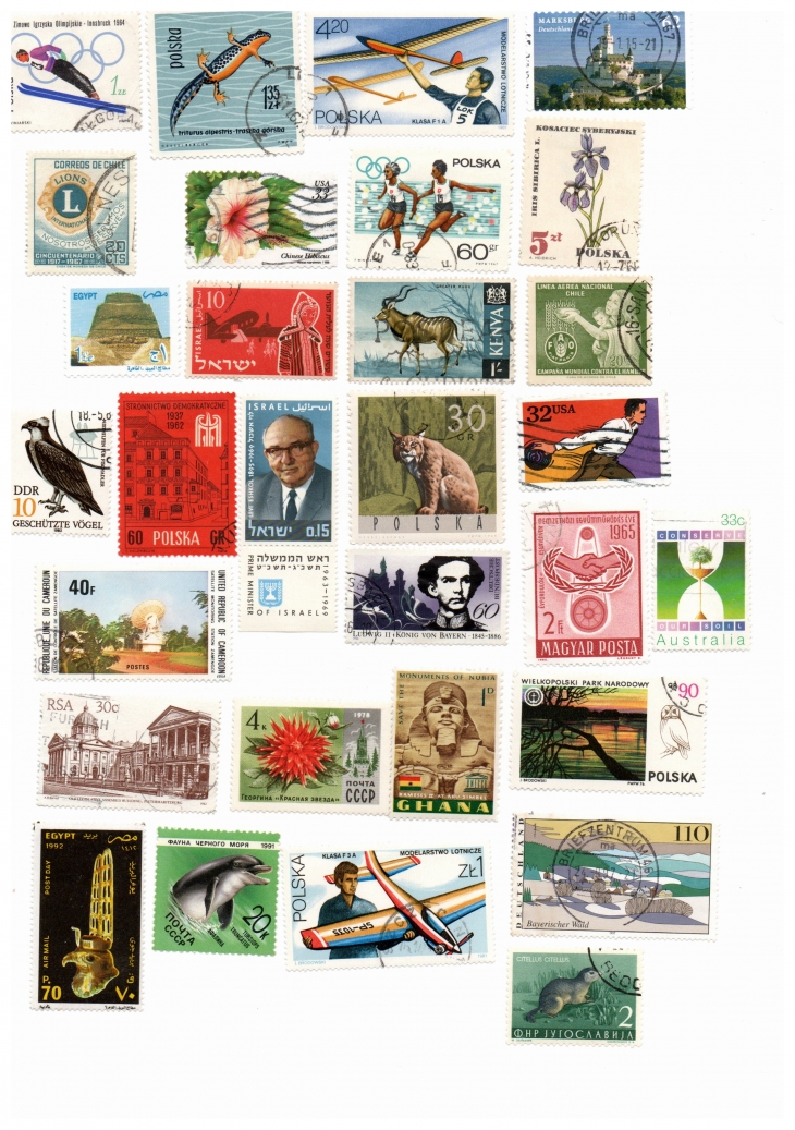 Stamps exchange US-1909